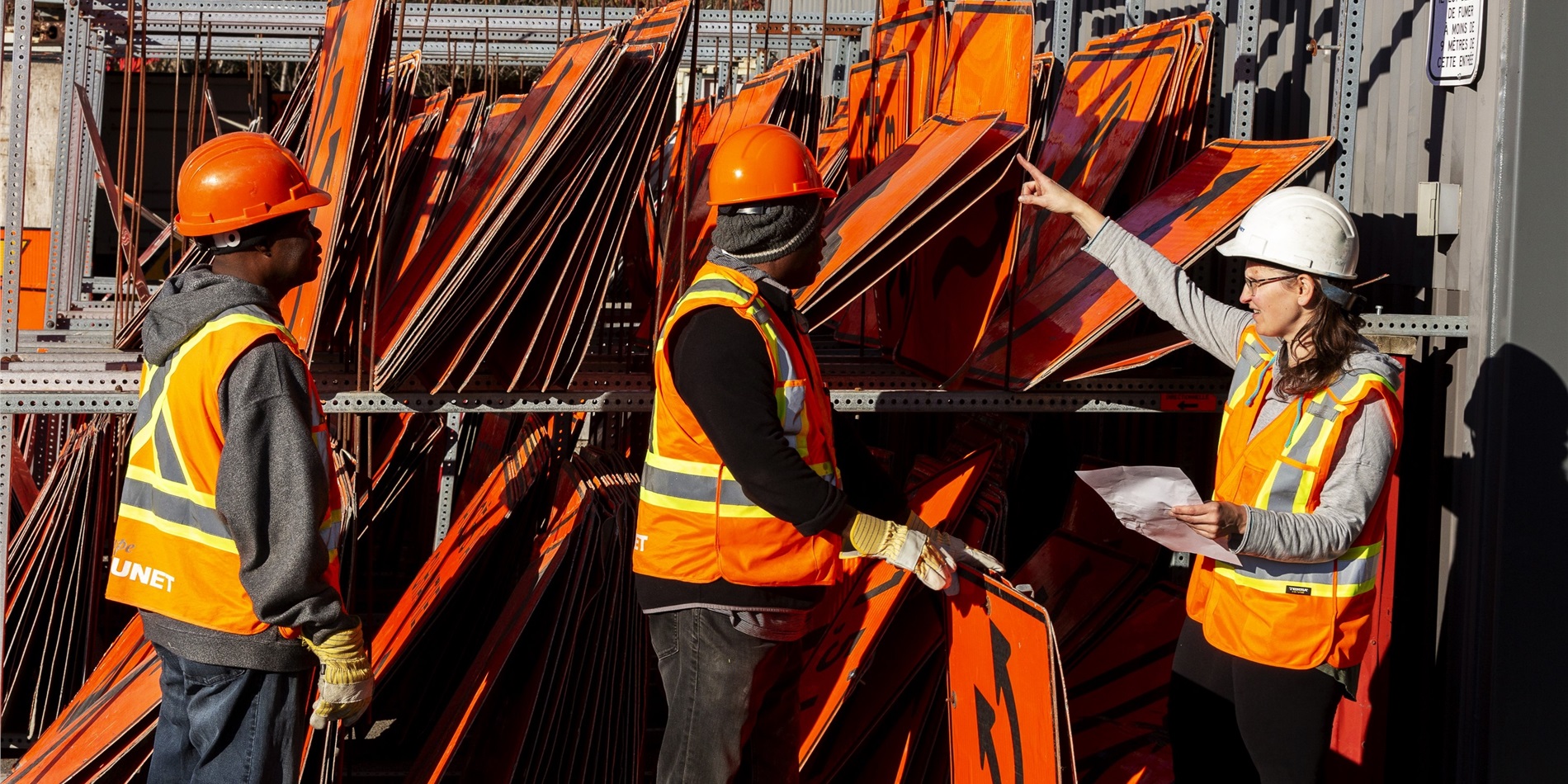Supervision et surveillance de la signalisation de travaux de chantiers ...